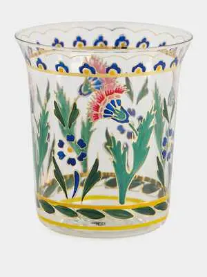 LOBMEYR Tumbler Persian Flowers No.3 Crystal - Multicolour