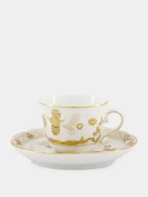 GINORI 1735 Oriente Italiano Aurum Coffee Cup - White