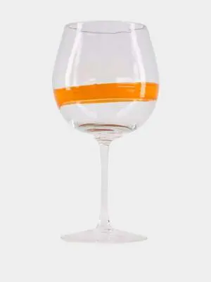 VETRERIA MURANO Stripe Design Wine Glass