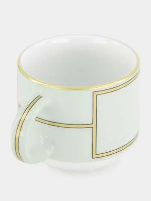GINORI 1735 Verde Porcelain Diva Coffee Cup - Green