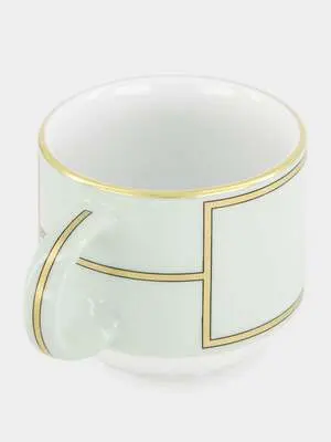 GINORI 1735 Verde Porcelain Diva Coffee Cup - Green