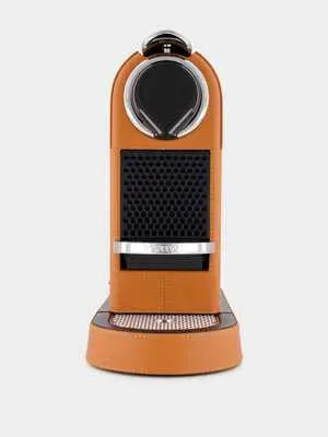 GIOBAGNARA Leather Espresso Machine 220v - Brown