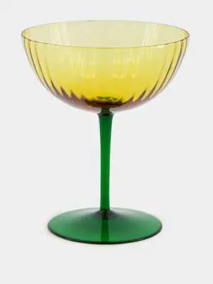 La DoubleJ Set Of 4 Glass Coupes - Multicolour