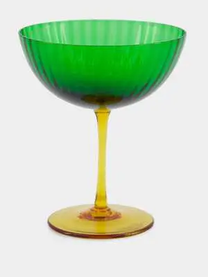 La DoubleJ Set Of 4 Glass Coupes - Multicolour