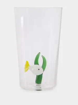 ICHENDORF MILANO Longdrink Glass With Fish And Seaweed Design - Multicolour