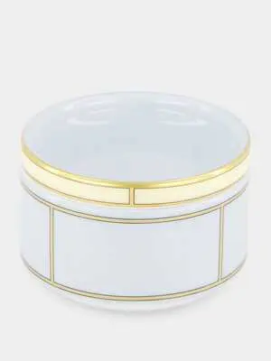 GINORI 1735 Celeste Porcelain Diva Sugar Bowl - Blue