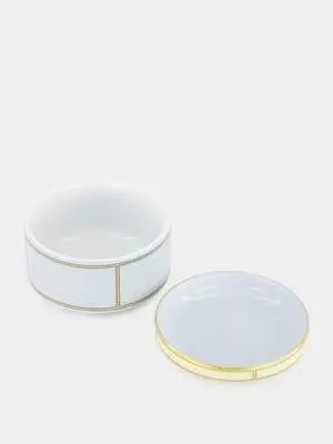 GINORI 1735 Celeste Porcelain Diva Sugar Bowl - Blue