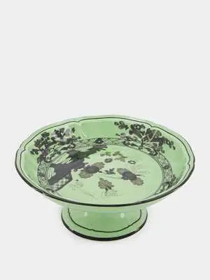 GINORI 1735 Oriente Italiano Bario Fruit Stand - Green