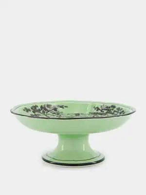 GINORI 1735 Oriente Italiano Bario Fruit Stand - Green