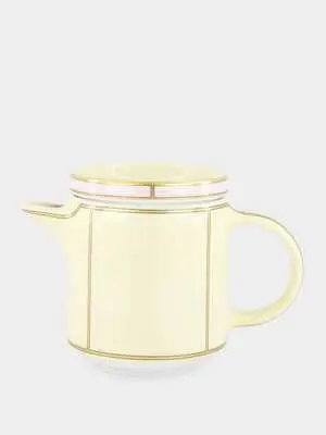 GINORI 1735 Giallo Porcelain Diva Coffeepot - Yellow