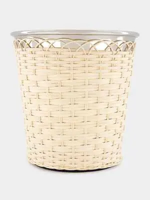 GIOBAGNARA Menton Rattan Champagne Bucket N°1 - Beige