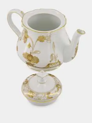 GINORI 1735 Oriente Italiano Aurum Teapot With Cover - White