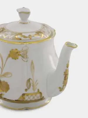 GINORI 1735 Oriente Italiano Aurum Teapot With Cover - White