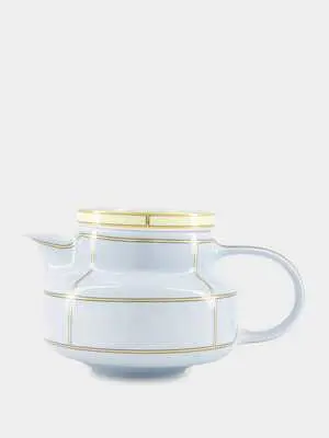 GINORI 1735 Celeste Porcelain Diva Teapot - Blue