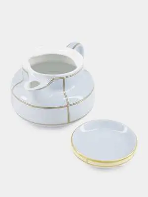 GINORI 1735 Celeste Porcelain Diva Teapot