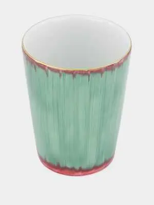 MARIE DAAGE Gobelet Ruban In Gray And Deep Wine