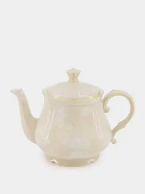 GINORI 1735 Meringa Oriente Italiano Porcelain Teapot - Beige