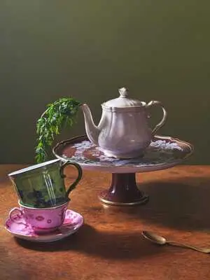 GINORI 1735 Meringa Oriente Italiano Teapot - Beige