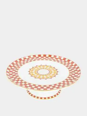 La DoubleJ Apollo Brick Cake Stand - Red