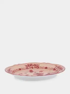 GINORI 1735 Oriente Italiano Vermiglio Oval Platter - Red
