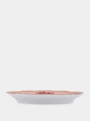 GINORI 1735 Oriente Italiano Vermiglio Oval Platter - Red