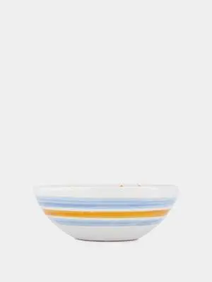 LES-OTTOMANS Handpainted Faces Ceramic Bowl