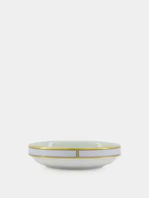 GINORI 1735 Porcelain Diva Butter Dish - Green