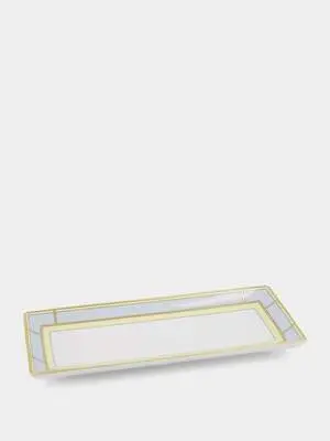 GINORI 1735 Celeste Porcelain Diva Rectangular Tray