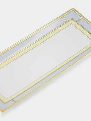 GINORI 1735 Celeste Porcelain Diva Rectangular Tray
