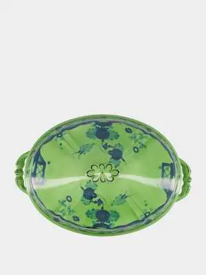 GINORI 1735 Oriente Italiano Malachite Tureen