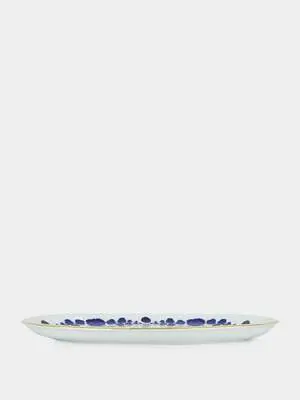 La DoubleJ Wildbird Oval Platter In Porcelain
