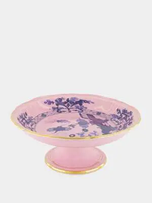 GINORI 1735 Azalea Oriente Italiano Porcelain Fruit Holder - Pink