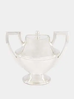 LEITÃO &AMP; IRMÃO Plated Sugar Bowl - Silver