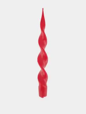 CERABELLA Spiral Candle - Red