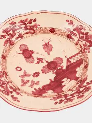 GINORI 1735 Oriente Italiano Vermiglio Dinner Plate - Red
