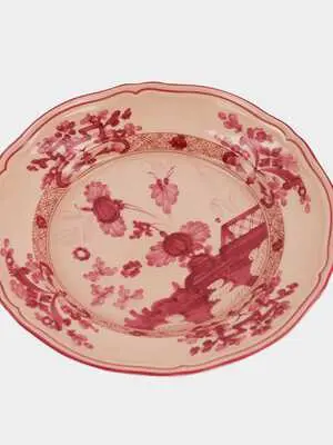 GINORI 1735 Oriente Italiano Vermiglio Dessert Plate - Red