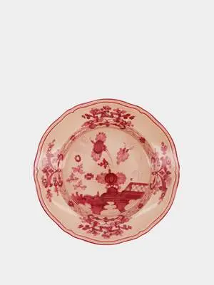 GINORI 1735 Oriente Italiano Vermiglio Dessert Plate - Red