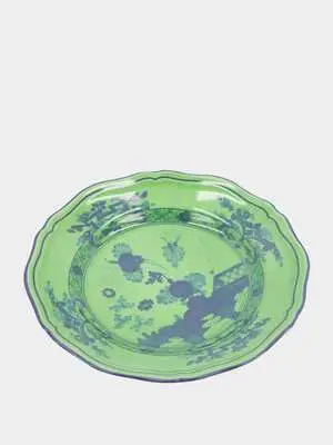 GINORI 1735 Oriente Italiano Malachite Bread Plate - Green