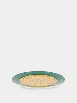 La DoubleJ Set Of 2 Cortile Dessert Plates - Yellow