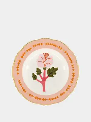 BITOSSI Flower Soup/pasta Plate - Orange