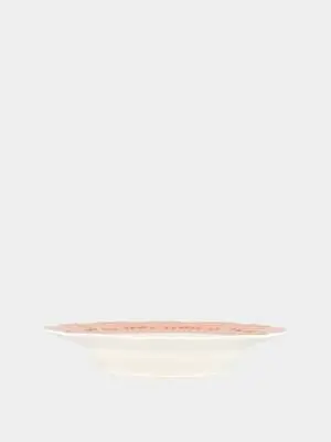 BITOSSI Flower Soup/pasta Plate - Orange