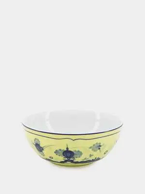 GINORI 1735 Oriente Italiano Citrino Porcelain Bowl - Yellow