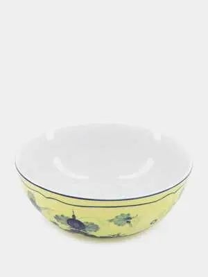 GINORI 1735 Oriente Italiano Citrino Porcelain Bowl - Yellow
