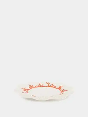 LES-OTTOMANS Saint Jacques Dessert Plate - White