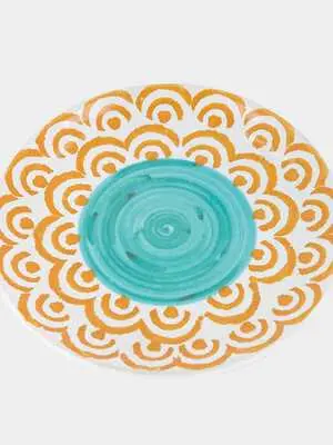 LES-OTTOMANS Sicilian Sunburst Dessert Plate