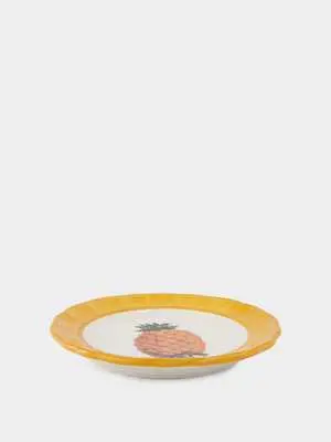 LES-OTTOMANS Botanical Pineapple Dessert Plate