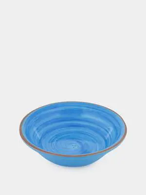 MARIO LUCA GIUSTI Saint Tropez Soup Plate - Blue