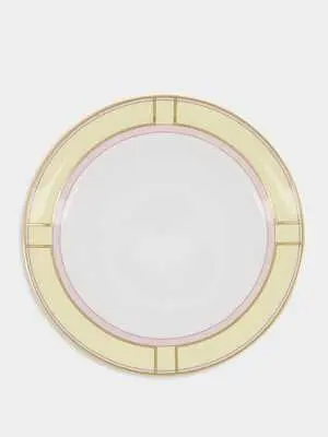 GINORI 1735 Giallo Diva Flat Plate Yellow