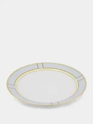 GINORI 1735 Celeste Diva Flat Plate - Blue