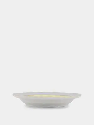 GINORI 1735 Celeste Diva Soup Plate - Blue
